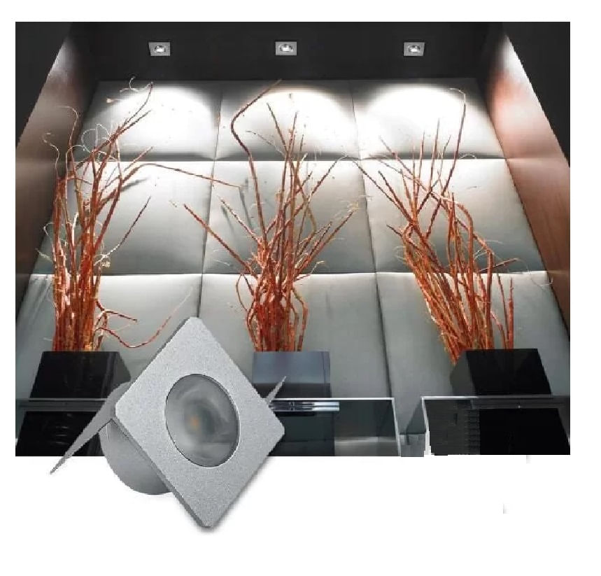 luminaria led mini emb bivolt 1w luminatti preto 2700k - LM620 ...